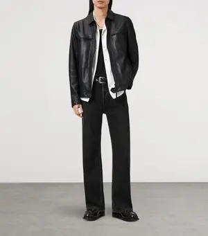 ALLSAINTS Leather Luck Jacket
