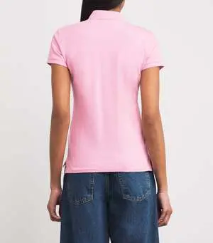 Polo Ralph Lauren Stretch-cotton Julie Polo Shirt - Pink