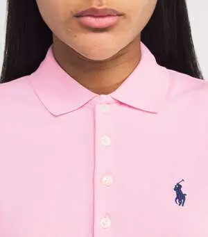 Polo Ralph Lauren Stretch-cotton Julie Polo Shirt - Pink