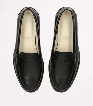 DUKE + DEXTER Leather Wilde Penny Loafers
