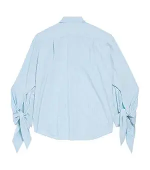 Balenciaga Cotton-blend Knotted-cuff Shirt