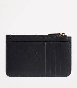 Balenciaga Leather Cash 2.0 Zipped Card Holder