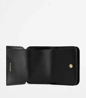Balenciaga Mini Leather Cash 2.0 Trifold Wallet