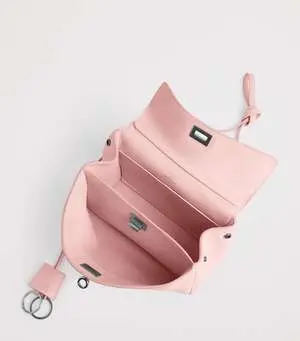 Balenciaga Mini Leather Rodeo Top-handle Bag - Pink