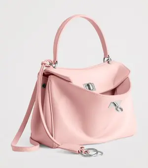 Balenciaga Mini Leather Rodeo Top-handle Bag - Pink