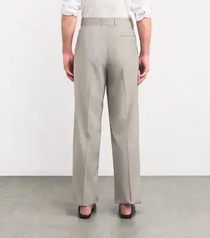 Emporio Armani Virgin Wool Tailored Trousers