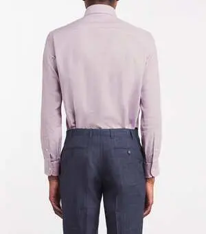 Brioni Cotton Micro-houndstooth Shirt