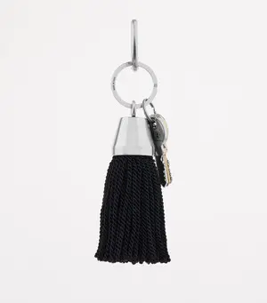 Balenciaga Tassle Keyring - Black