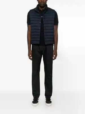 Herno Logo-plaque Tapered Trousers - Blue