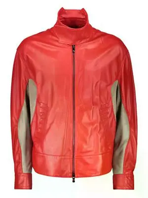 FERRARI Lambskin Bomber Jacket