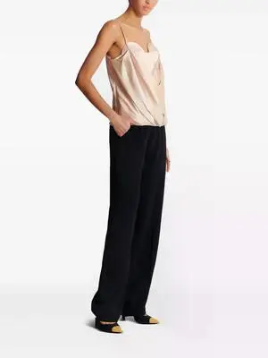 Balmain Draped Tank Top - Pink