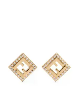 Fendi Forever Stud Earrings - Gold