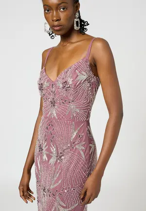 BEAUUT Occasion Embellished Beaded Evening Dress