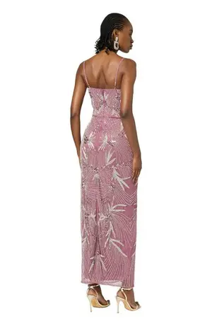 BEAUUT Occasion Embellished Beaded Evening Dress