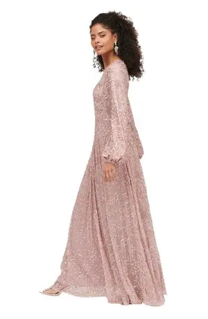 MARYISA Embellished Maxi Dress