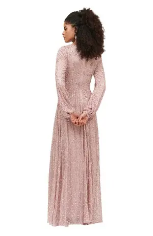 MARYISA Embellished Maxi Dress