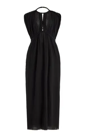 Isabel Marant Étoile Joya Cotton Midi Dress - Black