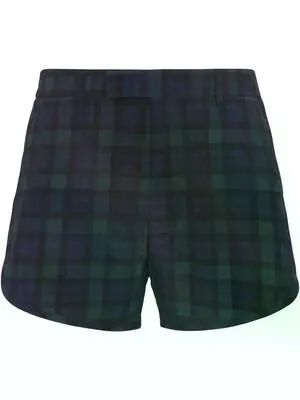 Martine Rose Plaid-print Shorts