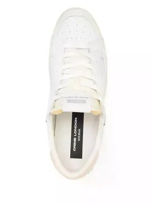 CRIME LONDON Sk8 Deluxe Sneakers - White