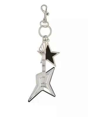 Versace Guitar Star Keyring - Silver