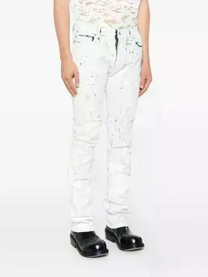 MAISON MARGIELA Cracked-effect Jeans