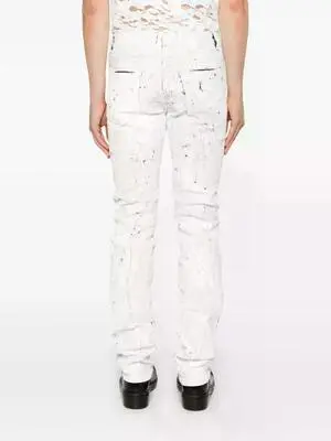 MAISON MARGIELA Cracked-effect Jeans