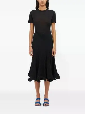 MSGM Crinkle-effect Skirt