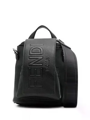 Fendi Mini Strike Messenger Bag - Black