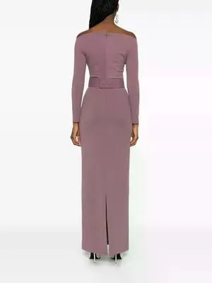 Solace London Sabina Maxi Dress - Purple