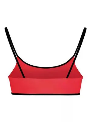 Iceberg Logo-print Bikini Top - Red
