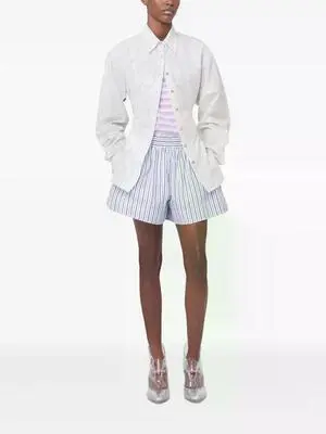 Rabanne Poplin Cotton Shorts - Blue
