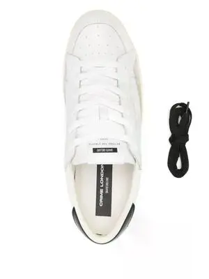 CRIME LONDON Sk8 Deluxe Sneakers - White