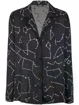 Balmain Constellation Embroidered Shirt