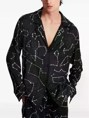 Balmain Constellation Embroidered Shirt