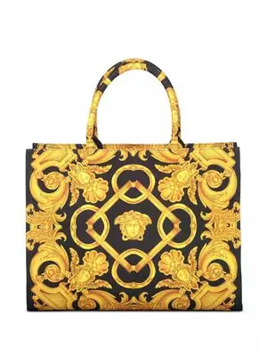 Versace Medusa Barocco Tote Bag - Black