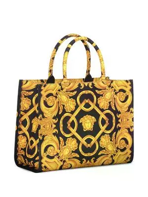 Versace Medusa Barocco Tote Bag - Black