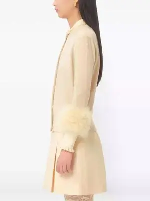 Valentino Garavani Feather-trim Jacket