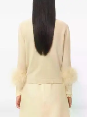 Valentino Garavani Feather-trim Jacket