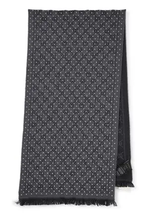 Gucci Studded Gg Wool Scarf