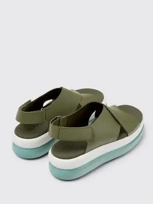 Camper Heeled Sandals - Green