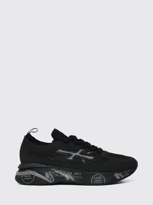 Premiata Premiata Moerund Suede And Nylon Sneakers Black 1