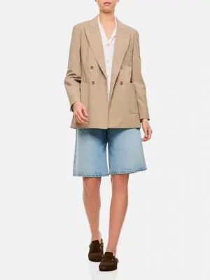 Max Mara Double Breasted Jacket - Beige