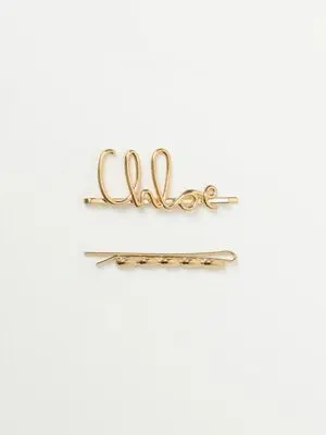 Chloé Chloé Hair Accessory Set Brown