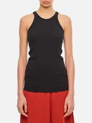 Sportmax Ribbed Racerback Tank - Black