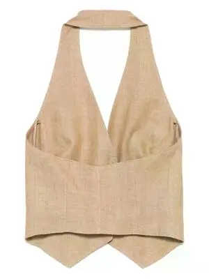 Max Mara Sauro Waistcoat - Brown
