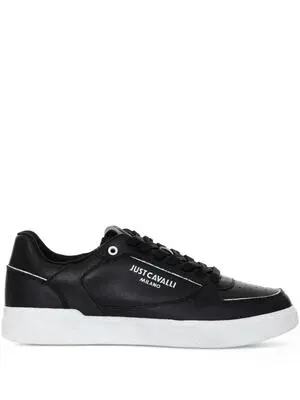 Just Cavalli Logo-print Sneakers - Black