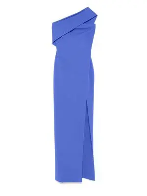 Blue Slit Maxi Dress