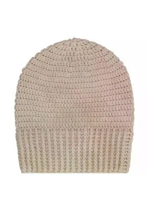 Malo Crochet-knit Beanie - Neutrals