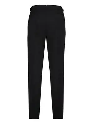 TOM FORD Pressed-crease Chino Trousers - Black