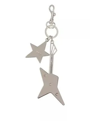 Versace Guitar Star Keyring - Silver